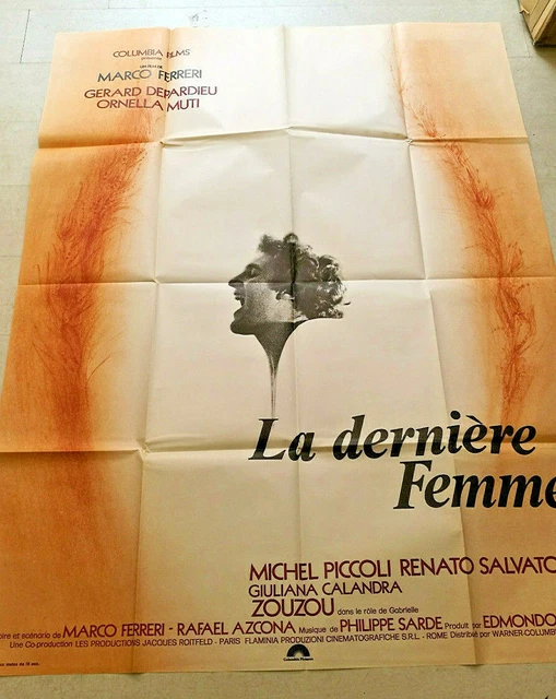 CINEMA AFFICHE LA Derniere Femme Marco Ferreri Depardieu Ornella Muti ... CINEMA AFFICHE LA Derniere Femme Marco Ferreri Depardieu Ornella Muti ...