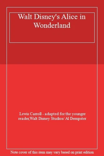 WALT DISNEY'S ALICE in Wonderland,Lewis Carroll - adapted for the ...