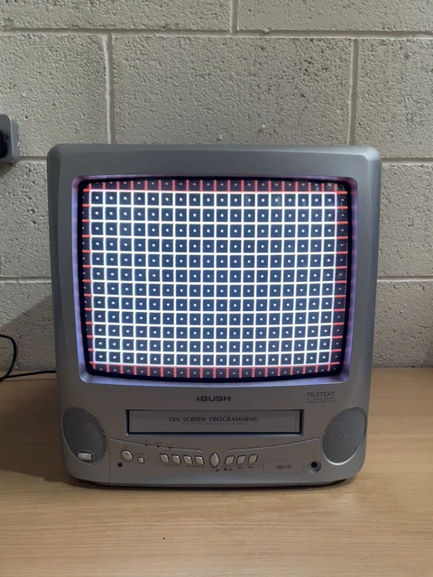14 INCH BUSH CRT Retro Gaming TV Monitor VCR Combo 240p RGB Scart BTV180TSIL/VA £99.00 - PicClick UK