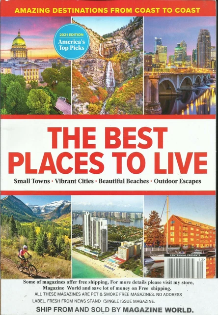 THE BEST PLACES To Live Magazine, Amazing Destinations From Coast To ...