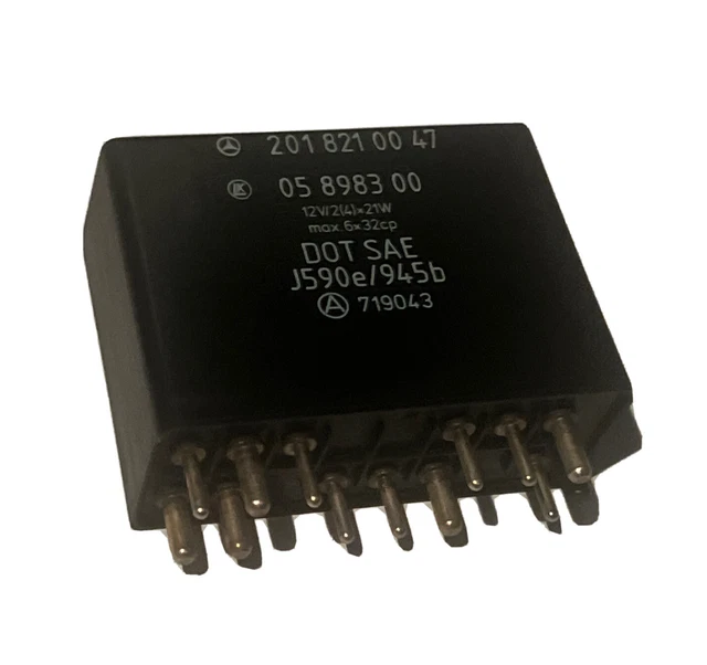 MERCEDES-BENZ W124 W126 W201 Turn Signal Flasher Relay 2018210047 (A3 ...