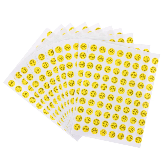 800PCS EARTH GROUND Symbol Signs Machinery Grounding Warning Decals ...