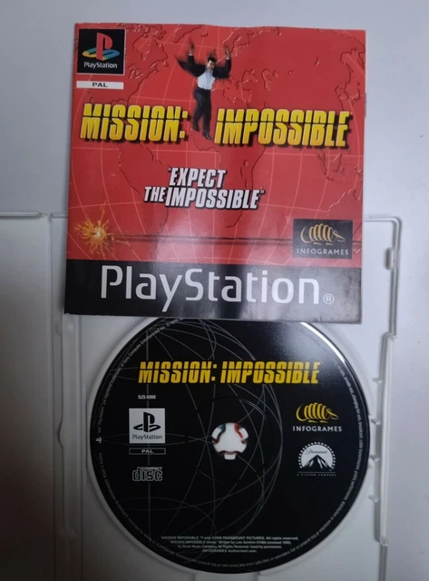 MISSION IMPOSSIBLE EXPECT The Impossible Sony Playstation Ps1 Disco ...