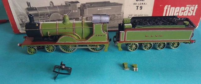 WILLS FINECAST MODELS 4mm OO Gauge Metal Kit Built - LSWR SR 4-4-0 ...