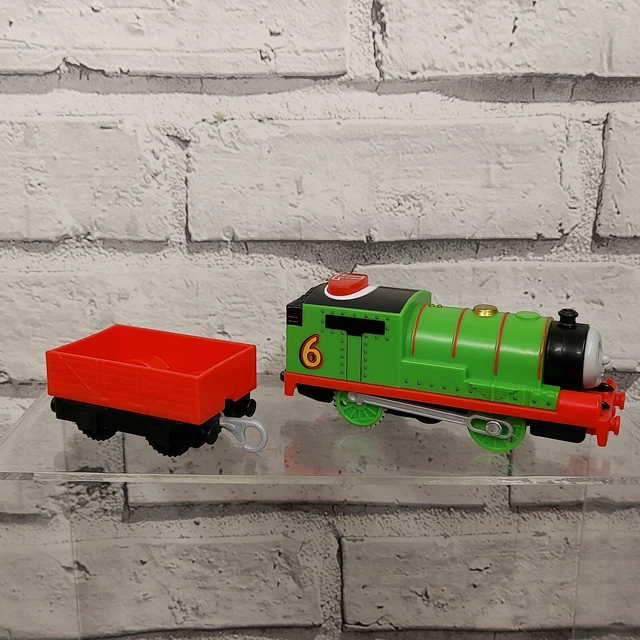 TRACKMASTER PERCY TALKING Interactive Motorized Train & Carriage Thomas ...