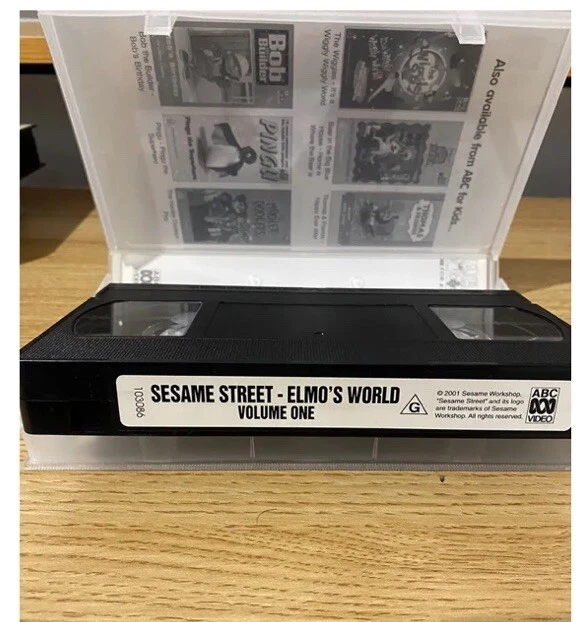 ELMO'S WORLD VOLUME 1 VHS ABC Kids Video Sesame Street 2001 $24.00 ...