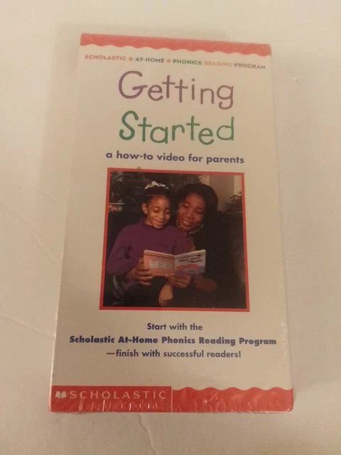SCHOLASTIC GETTING STARTED Phonics VHS Video Cassette Brand New Factory ...