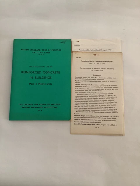 BRITISH STANDARD CODE of Practice CP114:part 2 1969- Reinforced ...
