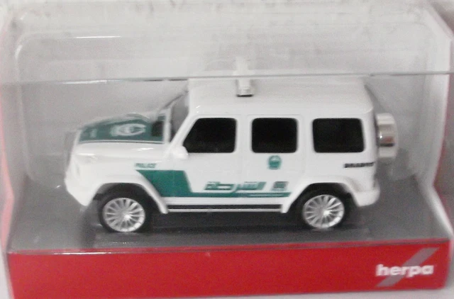 HERPA MERCEDES G63 Amg Police Dubai / Polizei Dubai EUR 22,95 - PicClick DE