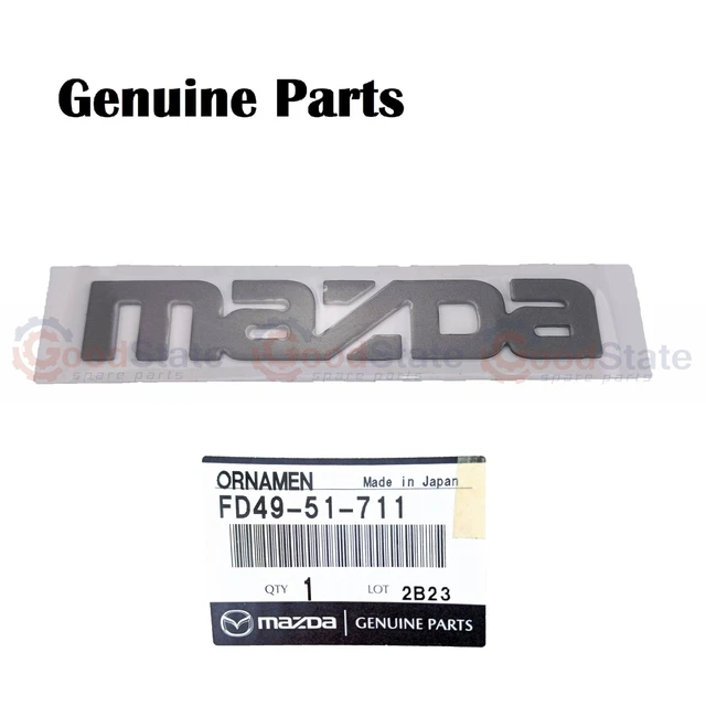 GENUINE MAZDA RX 7 FD Series 8 FD3S 13B Rotary Rear Trunk Boot Emblem ...