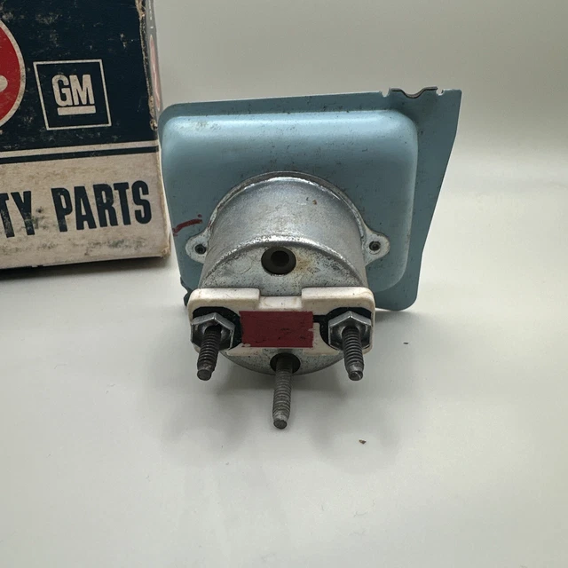 NOS GM 1970'S 1980's Blue line Oil Pressure Gauge Chevy Olds Buick Ac ...