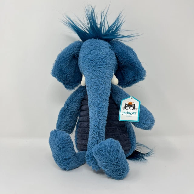 JELLYCAT ALFRED ELEPHANT - Blue Cordy Elephant - With tags Retired £35. ...
