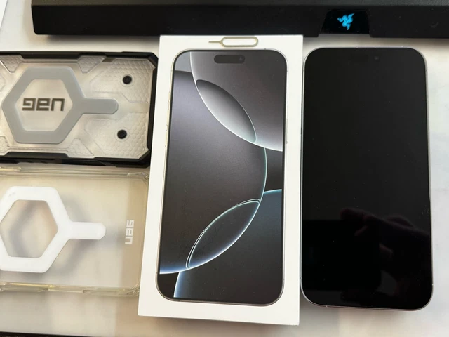 APPLE IPHONE 16 Pro Max 5G 256 GB 6,9 Zoll 48 MP titan weiß MYWW3ZD/A ...
