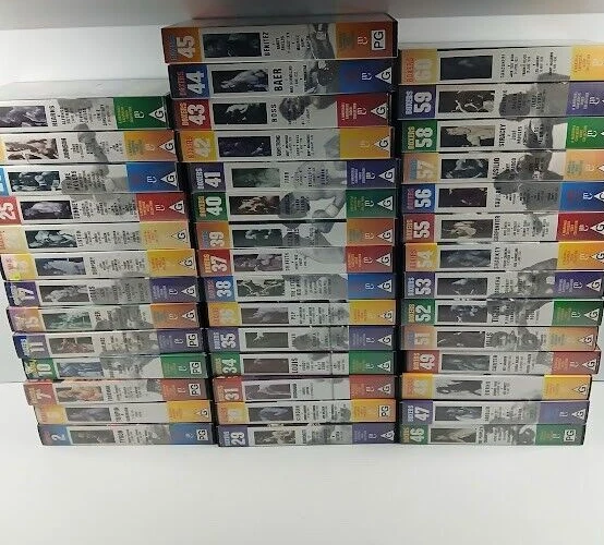 BOXERS MARSHALL CAVENDISH Video Collection VHS Tapes x 42 tapes $220.00 ...