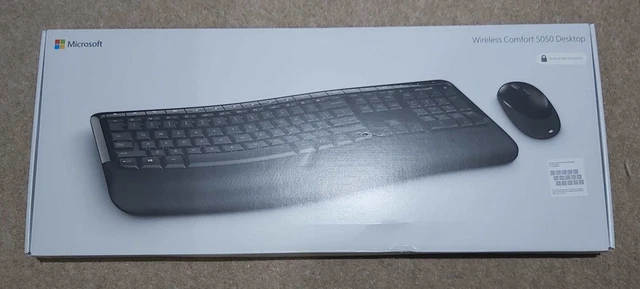 MICROSOFT WIRELESS COMFORT Desktop 5050 Keyboard And Mouse set -1 of 2 ...