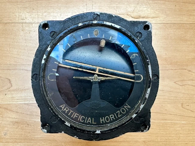 WW2 RAF AIR Ministry Artificial Horizon As Fitted To Early Spitfire ...