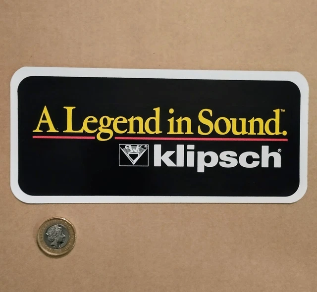 VINTAGE LARGE KLIPSCH Speaker Decal Sticker 70's 80's Audiophile Hi Fi ...