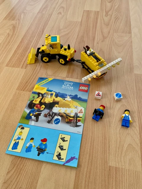 KOMPLETT LEGO CITY Light & Sound System 9V Set 6481 Baustelle Licht ...