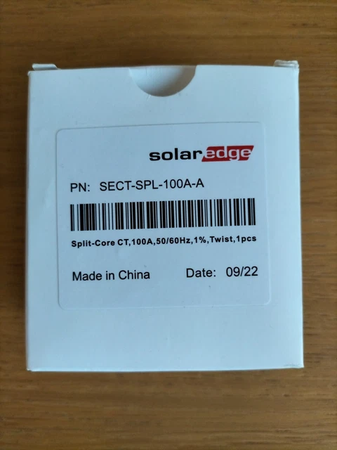 SOLAREDGE 100A SPLIT-CORE Current Transformer - SECT-SPL-100A-A £24.99 ...
