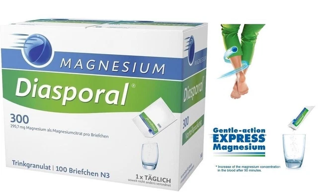 DIASPORAL 300/400 MG., 20 sachets magnesium granules for oral solution ...