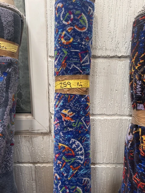 1M OF RETRO Coach/Bus/Train/Camper Fabric (Moquette) £20.00 - PicClick UK
