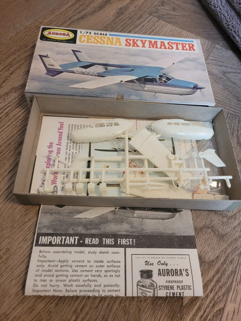 AVIATION : CESSNA Skymaster Aurora Model Kit 279-70 £50.00 - PicClick UK