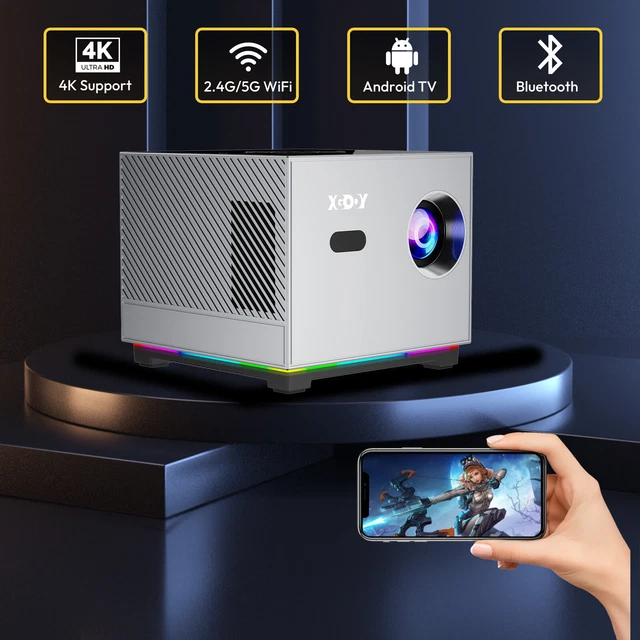NEW XGODY UHD 4K Beamer 5G WiFi Bluetooth Android Projector Smart Home ...