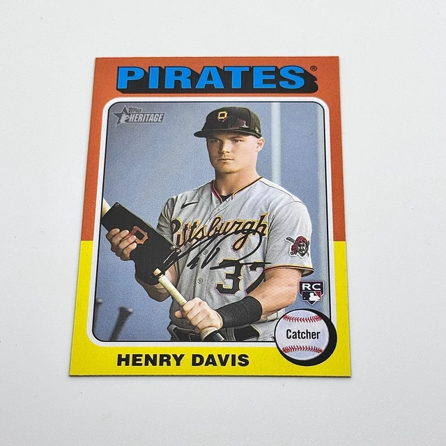 CARTA ROOKIE HENRY Davis SP #415 Mini 2024 Topps Heritage - Pirates (RC ...