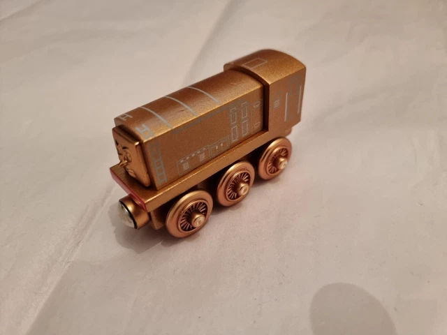 THOMAS THE TANK Engine & Friends WOODEN BRONZE DIESEL TRAIN WOOD ...