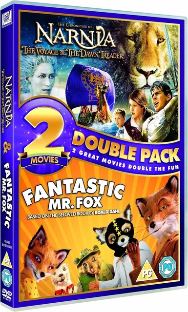 THE CHRONICLES OF NARNIA MR. FANTASTIC FOX 2 MOVIES DOUBLE PACK DVD New UK R2 £38.55 - PicClick UK