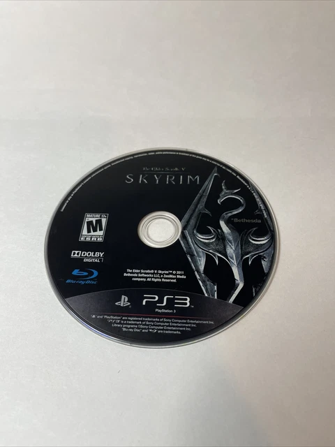 THE ELDER SCROLLS V 5 Skyrim (Sony PlayStation 3, 2011) Disc Only ...