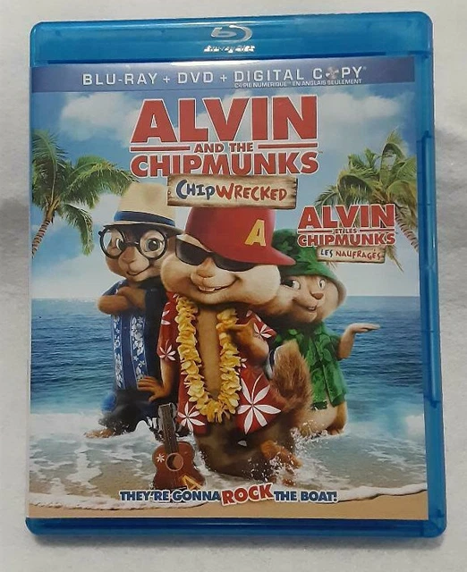 ALVIN AND THE Chipmunks Chipwrecked Blu Ray (DVD) + Digital Copy Canada Version $7.99 - PicClick CA