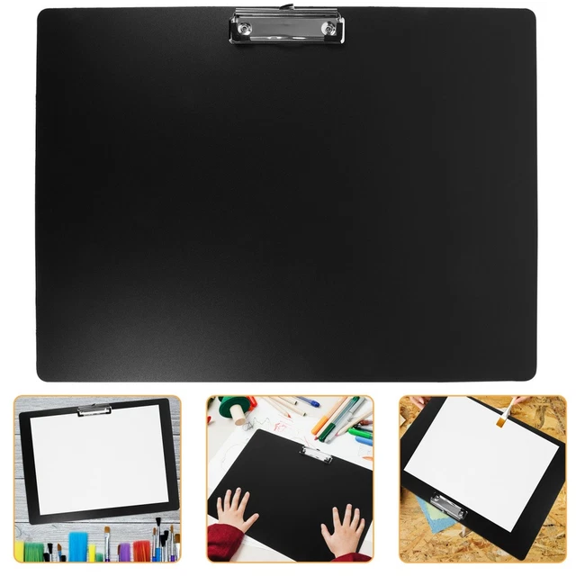 A3 HORIZONTAL CLIPBOARD Drawing Paper Clip Pad Thick Plastic Writing ...