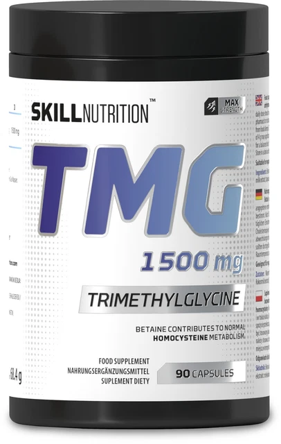 SKILL NUTRITION TMG Trimethylglycine 1500mg 90 vegan caps - Exp.01/29 £ ...