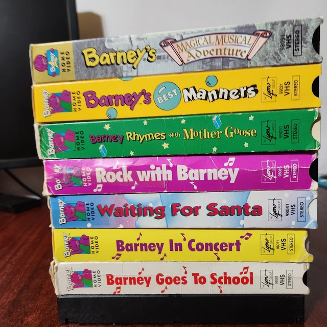 BARNEY HOME VIDEO - 8 VHS lot - 1990-1992 $57.97 - PicClick CA