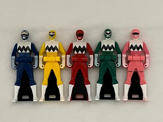 POWER RANGERS LOST Galaxy Gingaman Ranger Key 5set Bundle Bulk Japan ...
