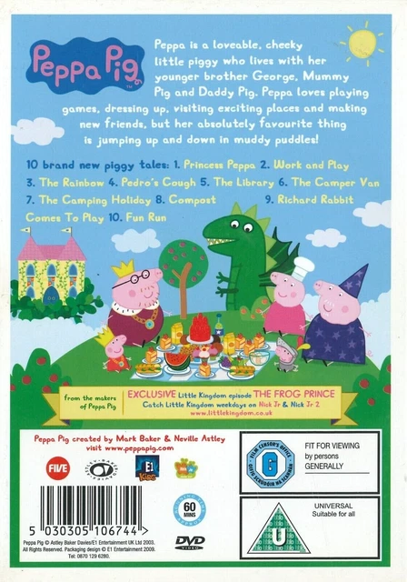 PEPPA PIG: PRINCESS peppa & Sir George the Brave (2009) DVD [Region 2 ... PEPPA PIG: PRINCESS peppa & Sir George the Brave (2009) DVD [Region 2 ...