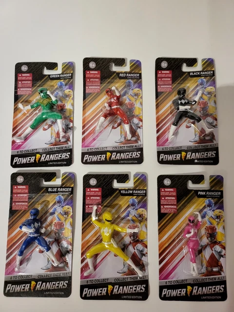 MIGHTY MORPHIN POWER Rangers Set 6 Actionfiguren Limited Edition Hasbro ...