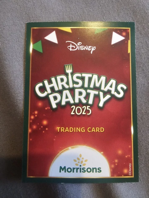 MORRISONS DISNEY CHRISTMAS Party 2025 - No 62 - MICKEY MOUSE HOLO rare ...