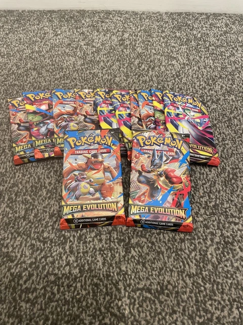 POKEMON TCG-MEGA EVOLUTION - Single Booster Pack- New & Sealed! £9.99 ...