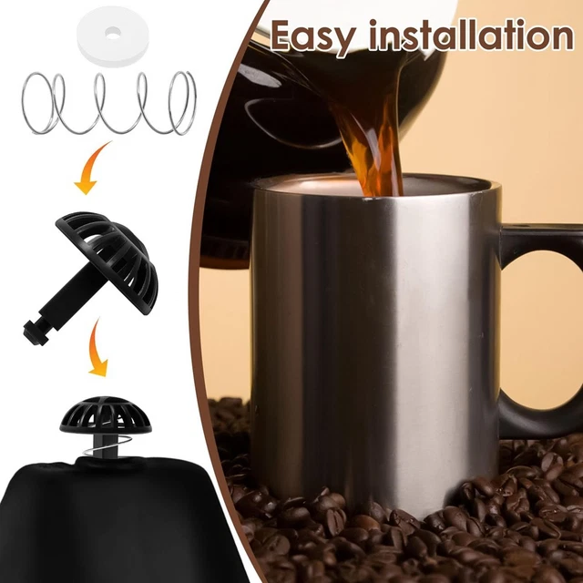 4 PCS COFFEE Machine Brew Basket Bottom Spring Loaded Stopper Kits,6322 ...