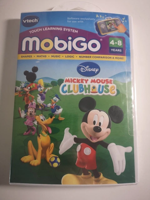 VTECH MOBIGO DISNEY MICKEY MOUSE CLUBHOUSE Learning Game 4-8 YEARS * £7 ...