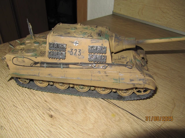 DEUTSCHER JAGDPANZER JAGDTIGER mit 12.8 cm Pak 44 Sd.Kfz.186a , 1 : 35 ...