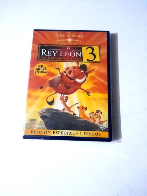 DVD &EL REY Leon 3" 2Dvd Edicion Especial Hakuna Matata Walt Disney EUR ...