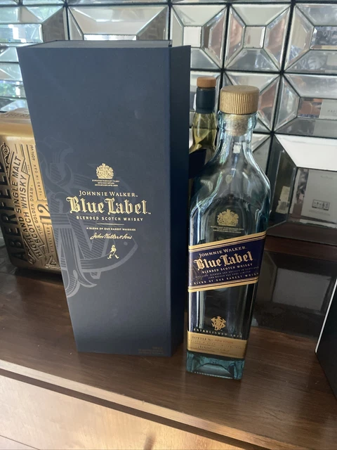 JOHNNIE WALKER BLUE Label Blended Scotch Whisky 70 cl 700 ml Empty ...