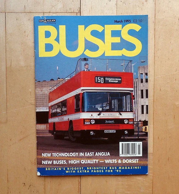 BUSES EXTRA MAGAZINE by Ian Allan. March 1995 Wilts & Dorset £4.45 ...