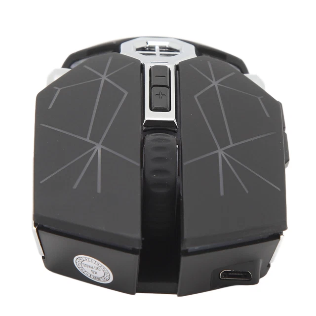 WIRELESS MOUSE RECHARGEABLE Ergonomic Flexible Mouse Wheel Gaming Mice ...