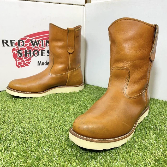 RED WING BOOTS 9866 US:7.5E Leather Brown 0041055K Authentic £296.03 ...