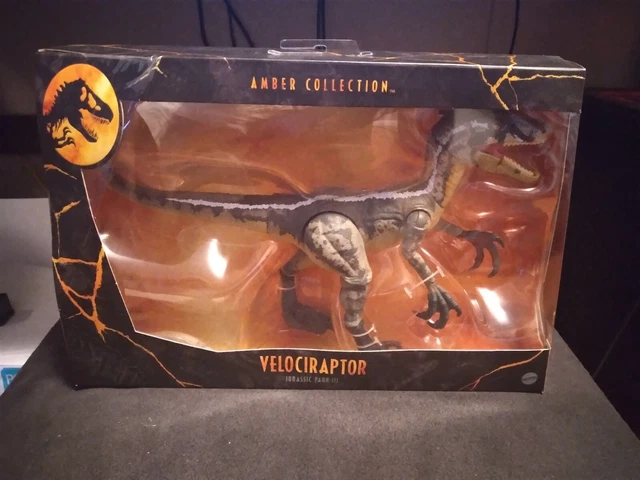 MATTEL JURASSIC WORLD Amber Collection Velociraptor Delta EUR 11,26 ...