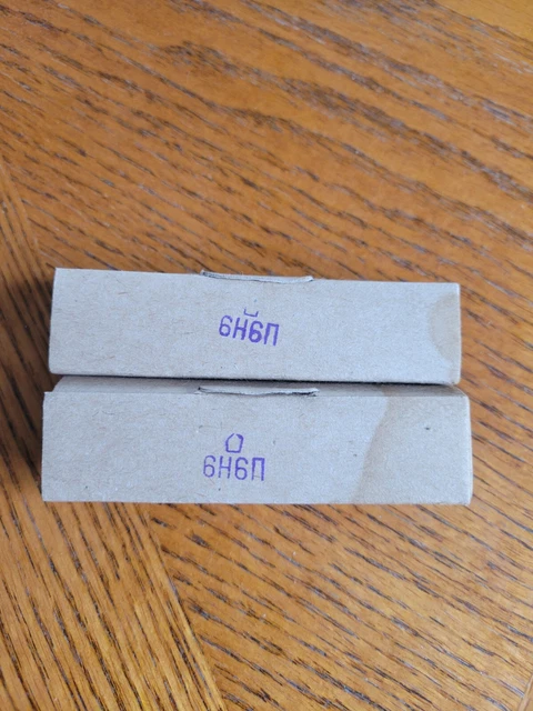 VACUUM TUBES , Nos 6H6P (6N6P) Match Pair , Gold Grill $150.00 ...